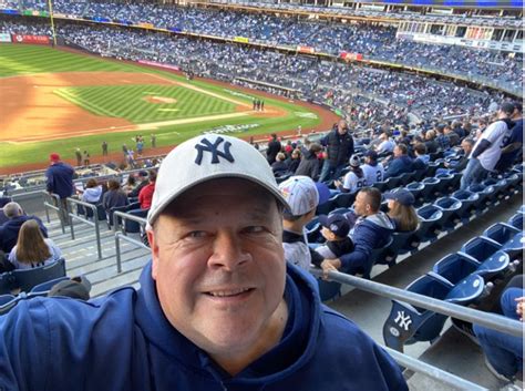 Chris Polek Attends Yankee Stadium As The New York Yankees Defeat The Cleveland Guardians To