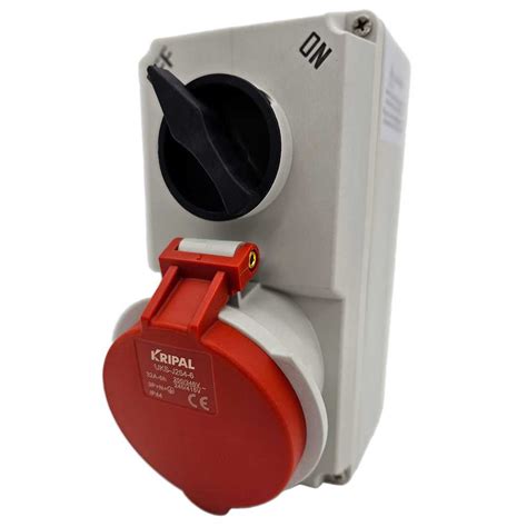 Cee 32a 400v 3pne 5 Pin Ip67 32a 3 Phase Socket