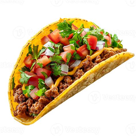 Taco On Isolated Background 43659767 Png
