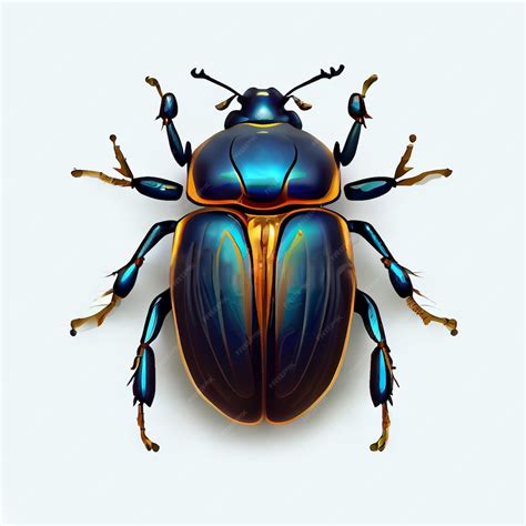 Premium Photo Beetles Scarab Scarabaeidae Illustration Isolated On