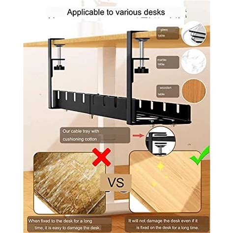 Desktop Cable Management Under Desk Cable With Adhesive Cable Clips