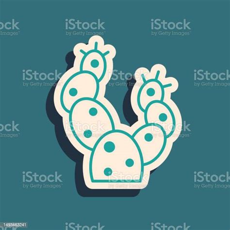 緑の背景に緑のサボテンのアイコン長い影のスタイルベクトル いたずら書きのベクターアート素材や画像を多数ご用意 いたずら書き とげ