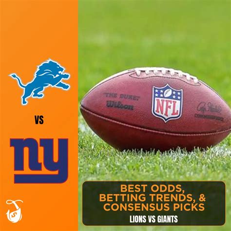 Lions Vs Giants Best Odds Bet Trends Nfl Consensus Pick