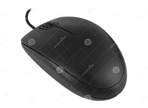 Computer Mouse Manipulator On A White Background In Isolation Stock