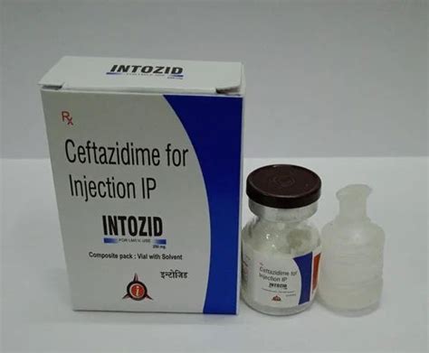 10 Ml Ceftazidime Injection Intozid 250 For Clinical Packaging Type