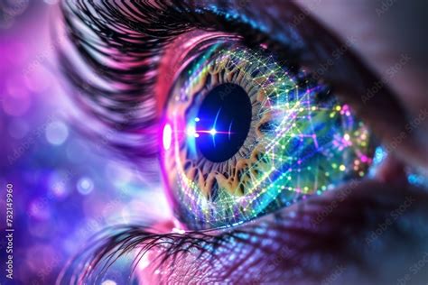 Human Cyborg Ai Eye Design Element Eye Visual Acuity Optic Nerve Lens Visual Evoked Potential