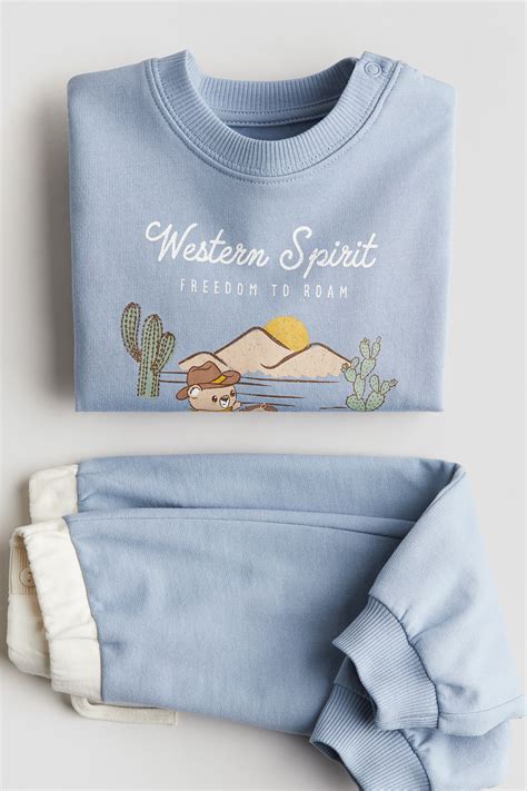 Комплект от спортно трико от две части Сиво синwestern Spirit ДЕЦА