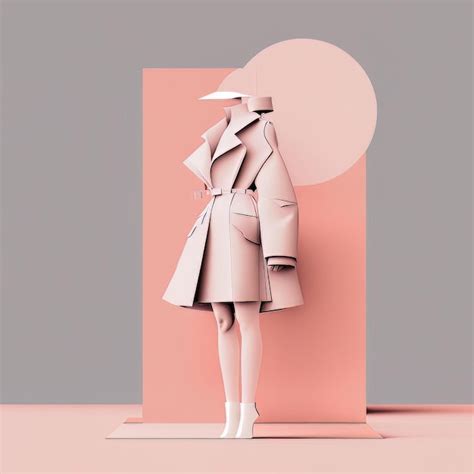 Minimalist Fashion Background Illustration Ai Generative Premium Ai