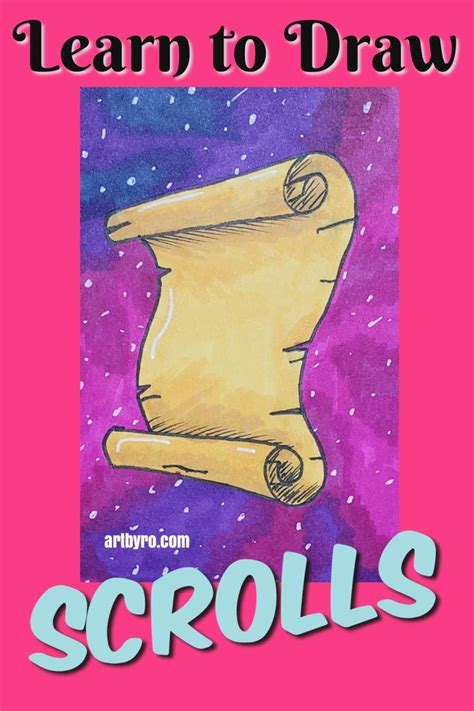 Learn To Draw Scrolls Easy Step By Step Guide