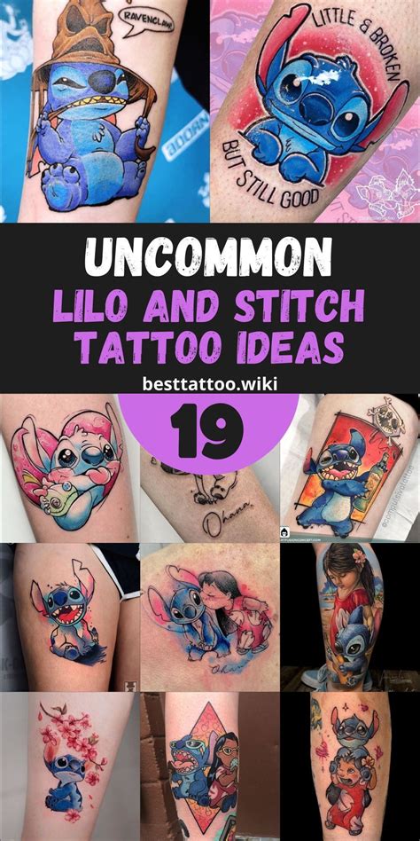 Whimsical And Minimalist Lilo And Stitch Tattoo Ideas For Simple Yet