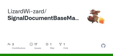 GitHub LizardWi Zard SignalDocumentBaseManager