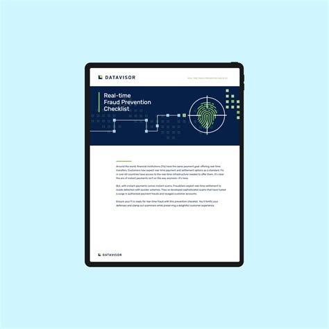 real time fraud prevention checklist