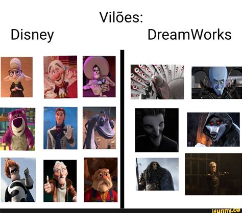 Disney Vilões Dreamworks Ifunny Brazil