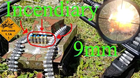 Exploding 9mm Vs Rc Tiger Tank Armor Test Part 3 Youtube