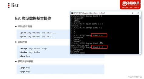 Redis数据类型——list类型介绍及基本操作