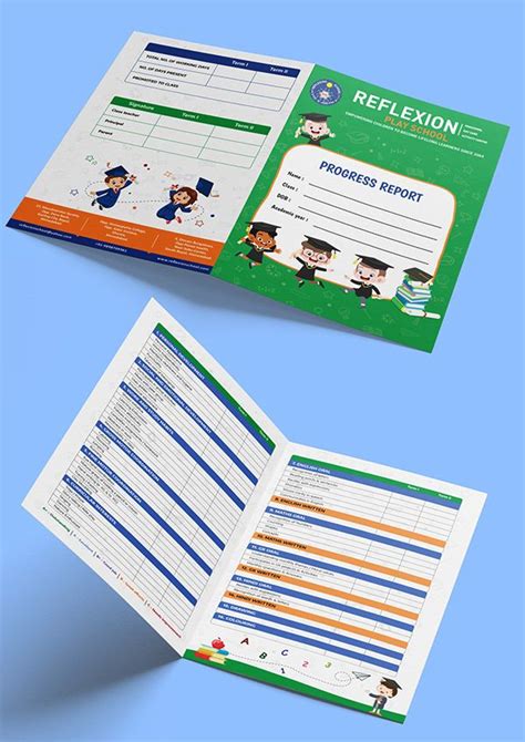 Report Card Design Jaydev Babariya School Report Card Report Card