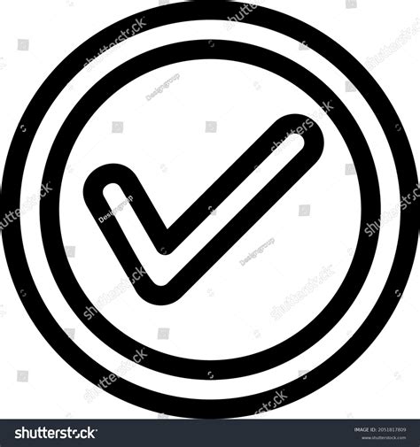 Checkbox Outline Vector Icon Design Stock Vector Royalty Free Shutterstock