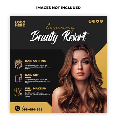 Premium Psd Beauty Salon Poster Design Template