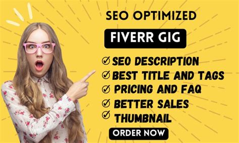 Write Complete Gig With Seo Description For Fiverr Profile To Get Sales By Prathameshavina Fiverr