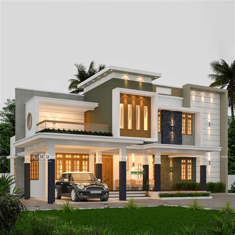 Elegant 4 Bhk Modern Flat Roof Home Design Artofit