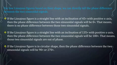 Measurement Of Frequency And Phase Angle In Cro By Lissajous Figures Pptx