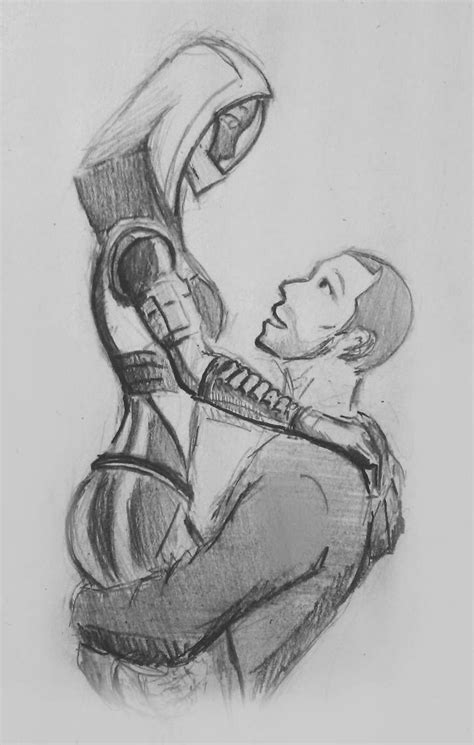 Tali X Shepard 49 By Spacemaxmarine On Deviantart Tali Mass Effect