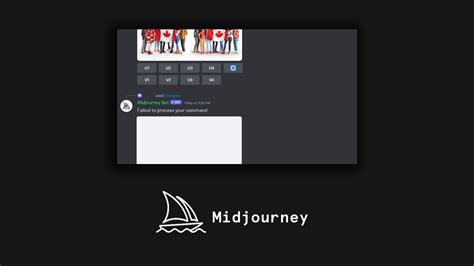 Fix Failed To Process Your Command Error On Midjourney
