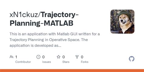 GitHub XN Ckuz Trajectory Planning MATLAB This Is An Application With Matlab GUI Written For