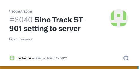 Sino Track St 901 Setting To Server · Issue 3040 · Traccartraccar