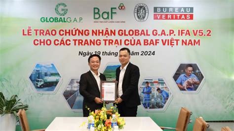 Trang Trại Chăn Nuôi Heo Của Baf Việt Nam đạt Chứng Nhận Quốc Tế