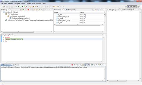Eclipse PHP Debugger