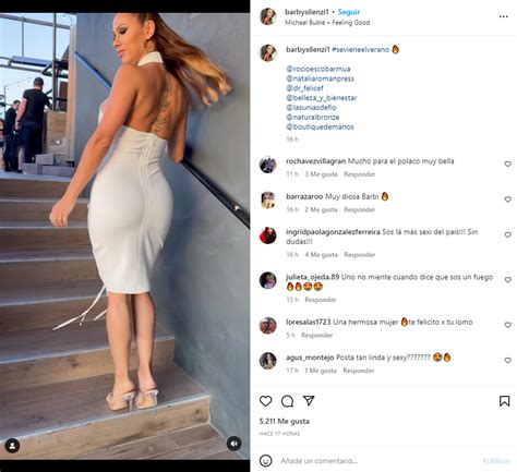 Mucho Para El Polaco El Vestido De Barby Silenzi Que Dejó A Todos Sin Palabras