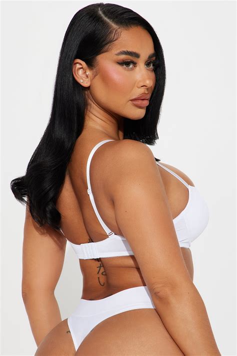 Flaunt It Extreme Push Up Bra White Fashion Nova