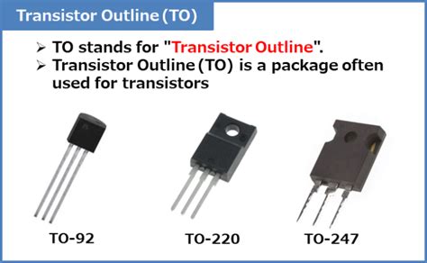 what is transistor outline to electrical information
