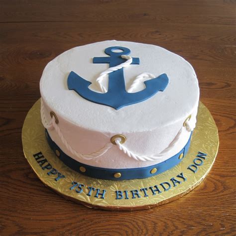 Nautical Anchor Cake