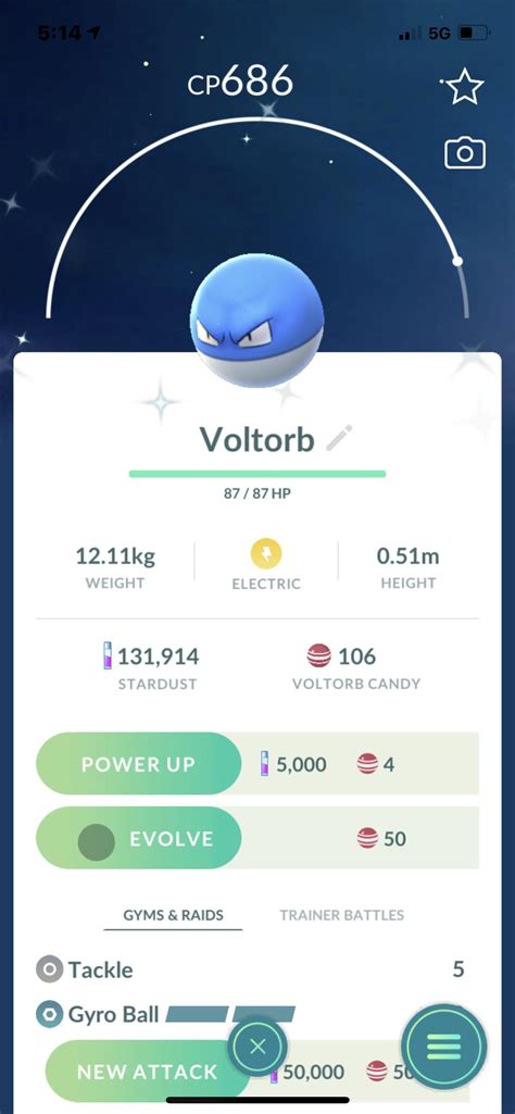 Finally A Shiny Voltorb R Pokemongo