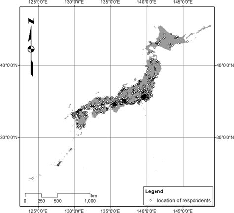Japan Latitude And Longitude Map OFF