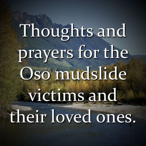 Thoughts And Prayers For The Oso Mudslide Victims