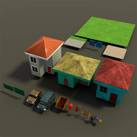 Modular City Neighborhood 3d Model Turbosquid 1502930