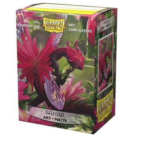 Dragon Shield Art Matte Sleeves Sahar 100 Pack Dragon Shield Card