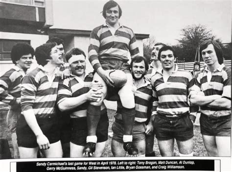 Sandy Carmichael Mbe West Of Scotland Football Club