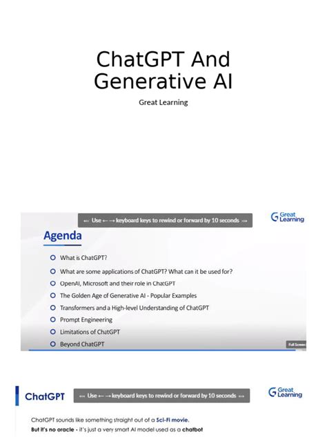 Chatgpt And Generative Ai Agenda Pdf