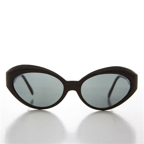 90s Curved Cat Eye Sunglass Retro With Glass Lens Flo Sunglass Museum