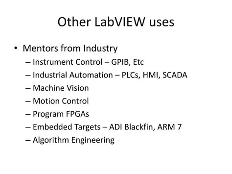 Ppt Labview For Frc Powerpoint Presentation Free Download Id480040