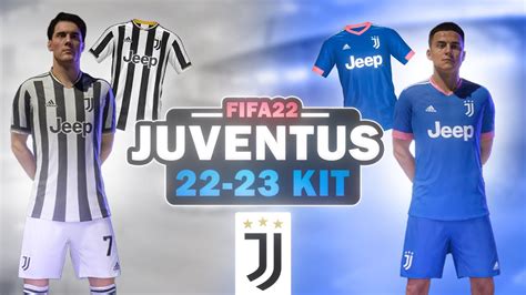 Juventus 2022 2023 Leaked Concept Kit FIFA22 Kit Mod YouTube