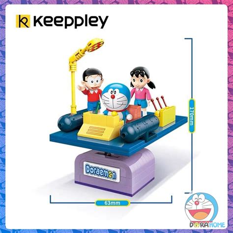 Mô Hình Lắp Ghép Cỗ Máy Thời Gian Của Doraemon Cùng Nobita Và Shizuka