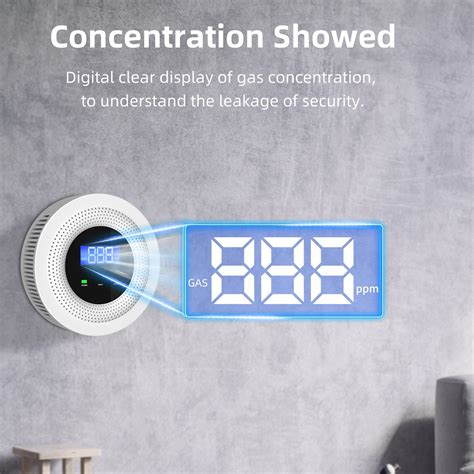 Wifi Natural Gas Leak Detector Alarm Security Protection Smart Home 433mhz Wireless Gas Leakage