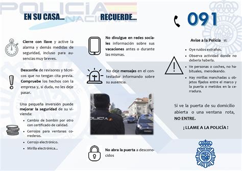 Consejos De La Policía Nacional Para Prevenir Los Robos En Viviendas