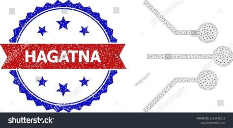 Network Circuit Linkages Framework Illustration Bicolor 库存矢量图（免版税