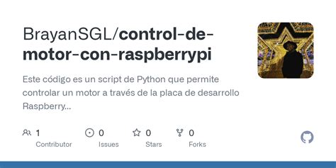 Control De Motor Con Raspberrypimainpy At Main · Brayansglcontrol De Motor Con Raspberrypi